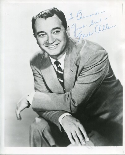 MEL ALLEN SPORTSCASTER NEW YORK YANKEES PLAY BY PLAY SIGNED PHOTO ...