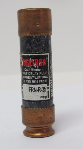 FUSETRON FRN-R-35 35A 250V DUAL ELEMENT TIME DELAY FUSE | eBay