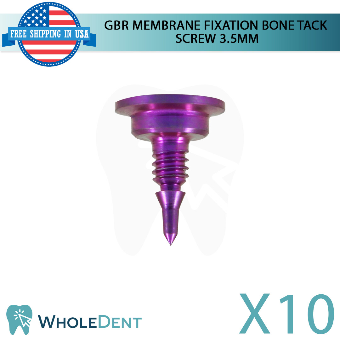 10x GBR Bo n Tack Screw 3.5mm Pin Titanium Membrane Fixation, Dental ...