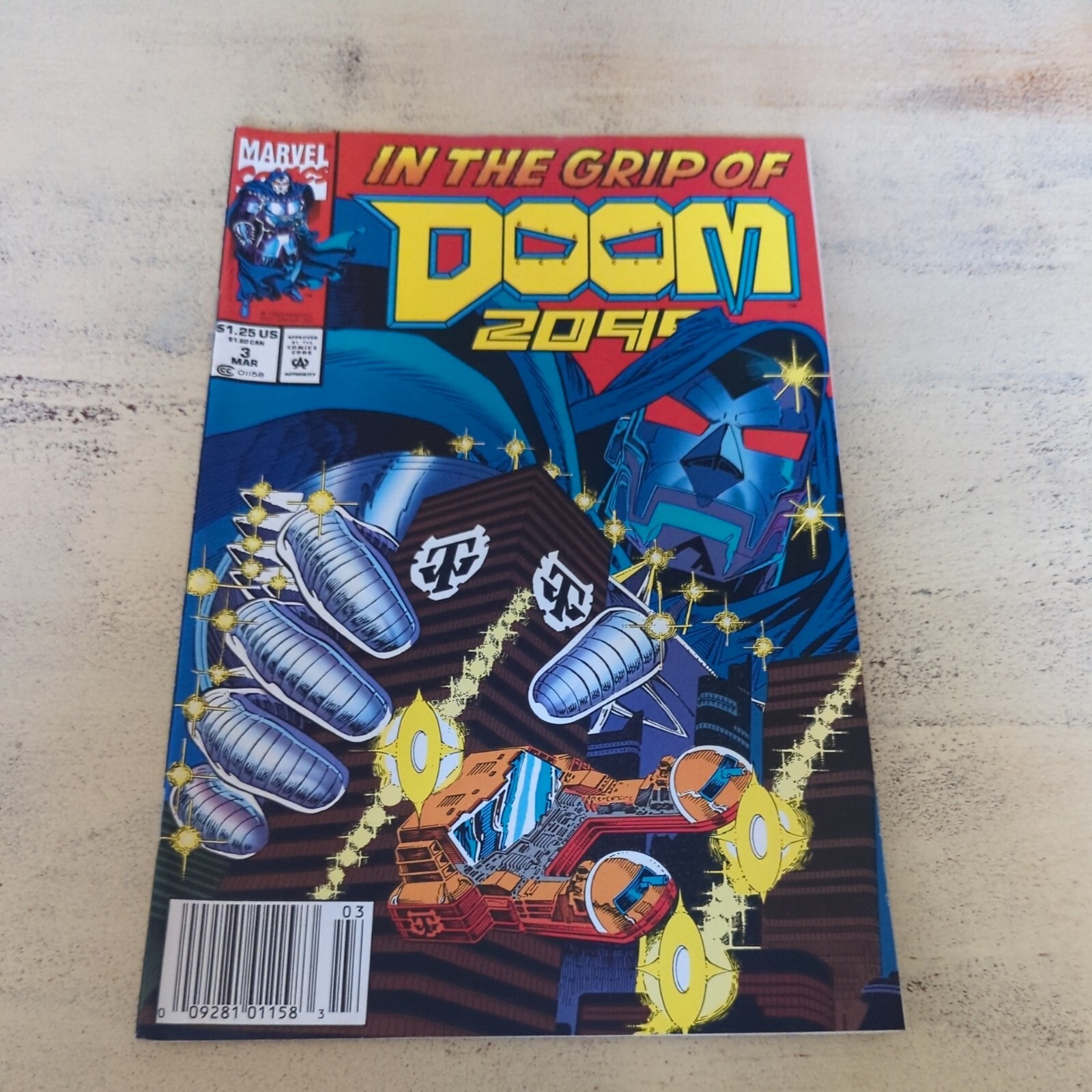 Doom 2099 #3 (May 1993, Marvel Comic) In the Grip of Doom Broderick | eBay