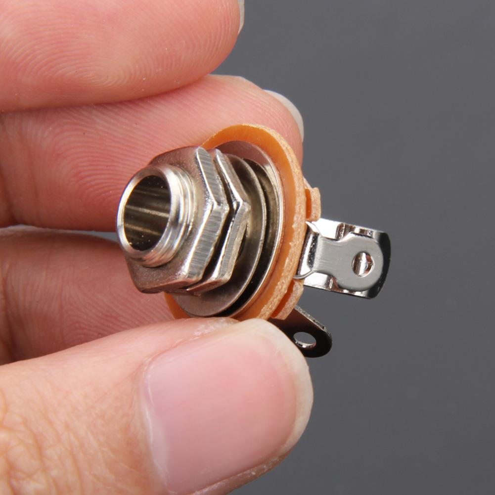 1/4 Inch Guitar Plug Socket 2-Conductor Mono Mount Jack for Electric ...