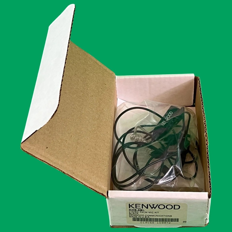 New OEM Kenwood KHS-8BL / 2 Wire Palm Microphone Kit | eBay