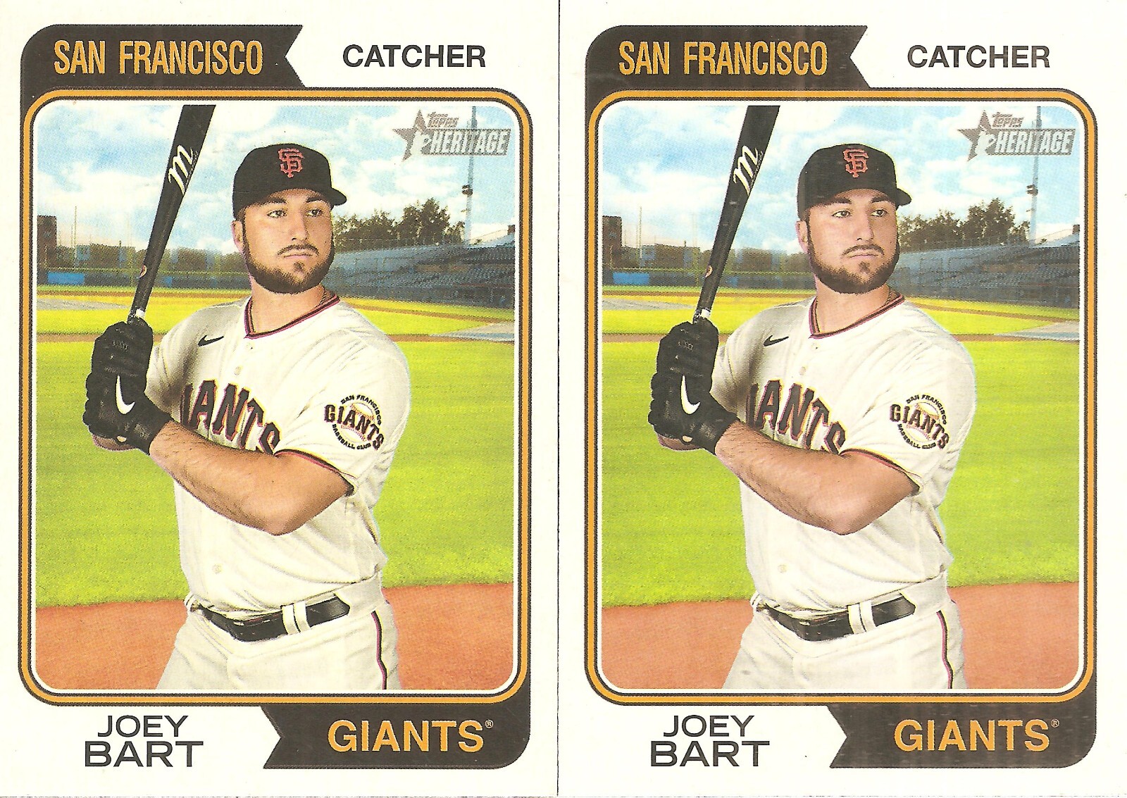 2 CARD 2023 TOPPS HERITAGE JOEY BART BASEBALL CARD LOT #118 | eBay