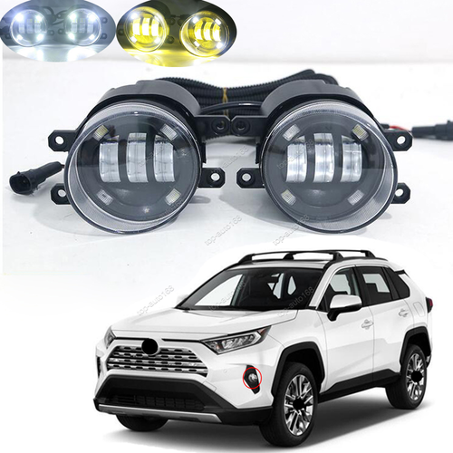 LED Front Bumper Fog Lamp Assembly/ DRL Lamp 2pcs For Toyota RAV4 2019 ...