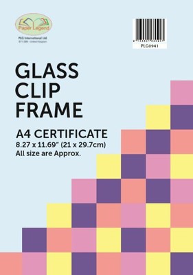 [Set of 10] Glass Clip Frames Wall Mountable Photo Frame Picture Home ...