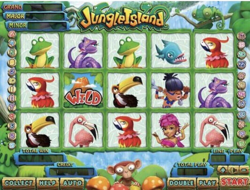 JUNGLE ISLAND, BORDEN - 8 Liner Cherry Master CGA Pot of Gold ...