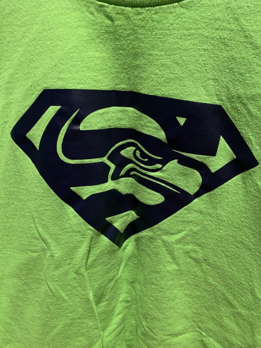 Superman Seahawks Logo NFL Superman DC Sports Football Seattle