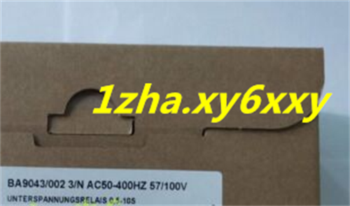 for BA9043/002 3/N AC50-400HZ 57/100V Nr: 0028395 DOLD undervoltage ...