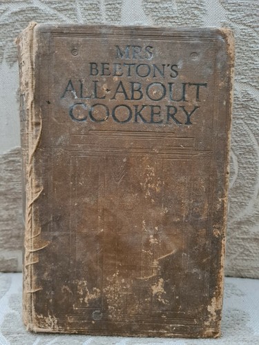 Antique Vintage Cook Book Mrs Beeton's All About Cookery | eBay UK