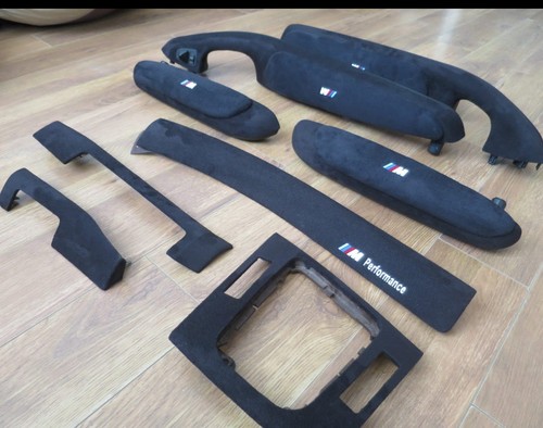 BMW E46 Coupe Black Alcantara Interior Trim Set 1998-2006 323 325 328 ...