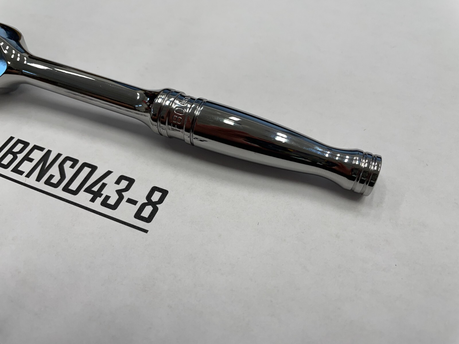 Snap-on Tools USA NEW 3/8" Drive Chrome Standard Fixed Head Ratchet F80 ...