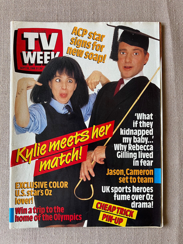 Vintage television - "Australian TV Week" Sep 1988 Kylie Mole INXS ...