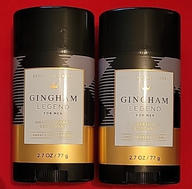 Bath & Body Works Gingham Legend New Release Men's Collection Deodorant ...