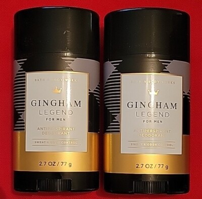 Bath & Body Works Gingham Legend New Release Men's Collection Deodorant ...