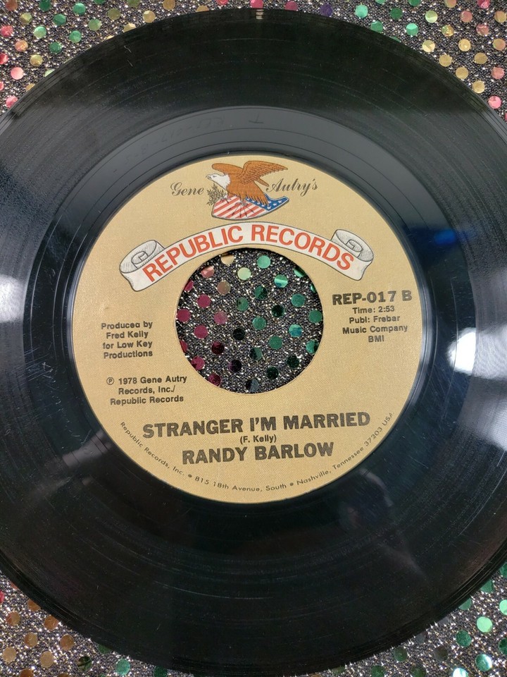 Randy Barlow: Slow and Easy / Stranger I'm Married, 45 RPM VG M4 | eBay