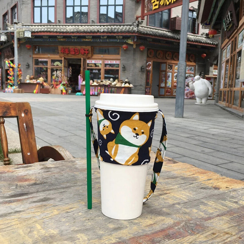 Handheld Cover Travel 1Pcs Scald Proof Coffee Cup Bag Water Bottle Case ...