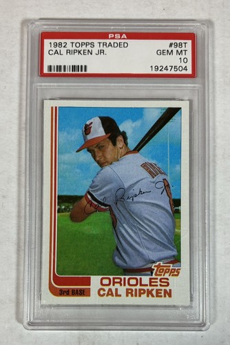 1982 Topps Traded RC CAL RIPKEN JR PSA GEM MT 10 ROOKIE Baseball Card # ...