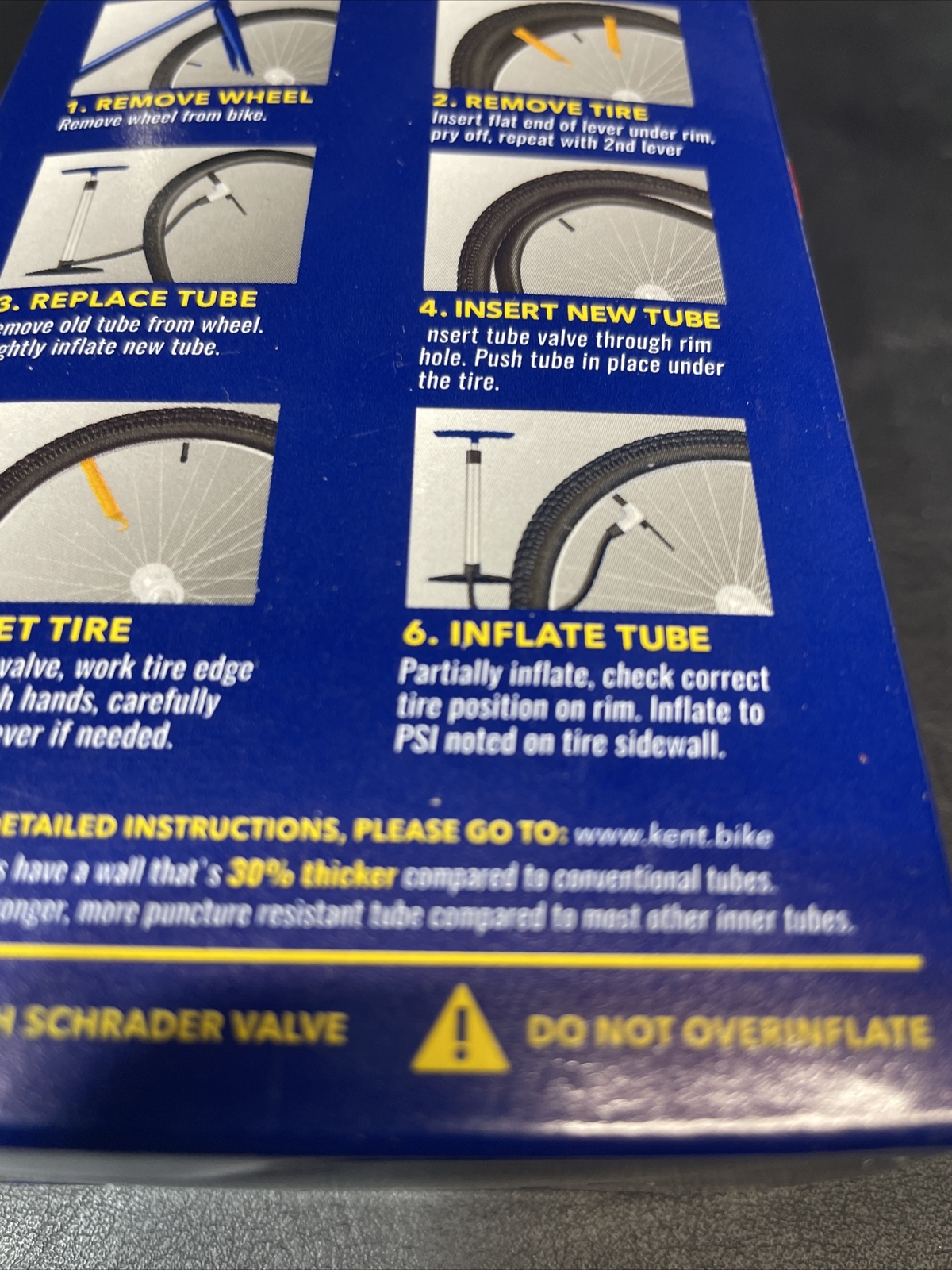 Goodyear Heavy Duty Bike Inner Tube 16" x 1.75 - 2.125 Bicycle Tire ...