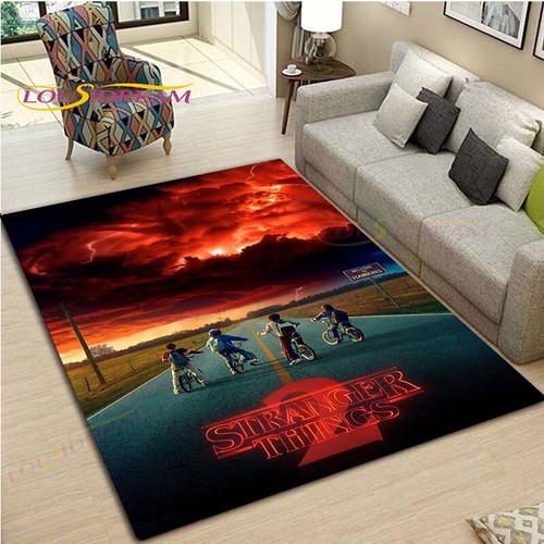 Stranger Things 3D Carpets Anti-Slip Floor Rugs Bedroom Decors Mat ...