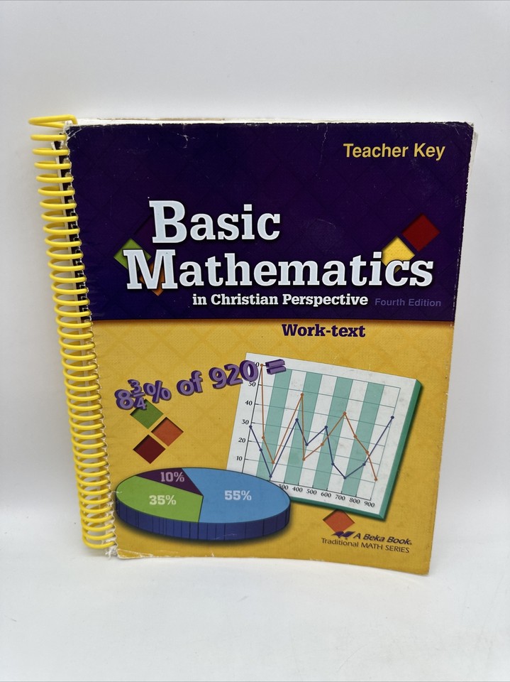 Abeka Basic Mathematics Teacher Set (4th Edition) Solutions & Key-7th ...