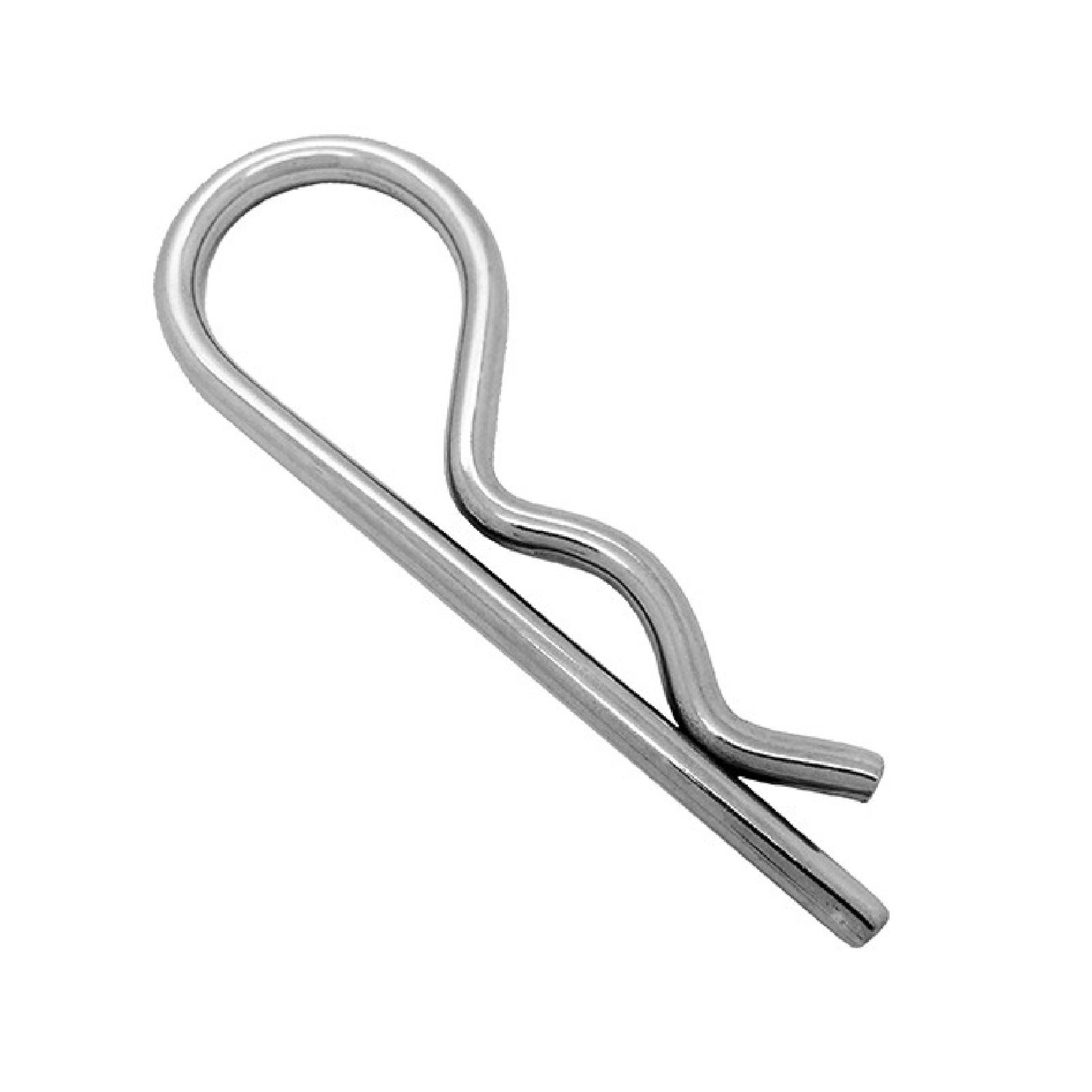 R Clips for Securing Clevis Pins, Bright Zinc Plated, Retaining Split ...