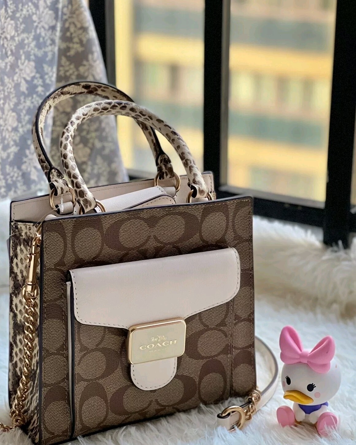 NWT Coach Mini Pepper Crossbody In Signature Canvas C7227 | eBay