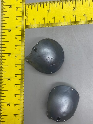 Silver Pauldrons Shoulder Armor Duban Figure Fodder Mythic Legions 1/12 ...