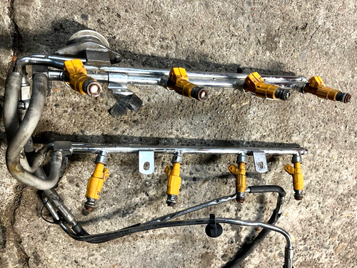 1996-1997 Ford Explorer 5.0L 302 V8 Fuel Injector Rail + Lower Hard ...