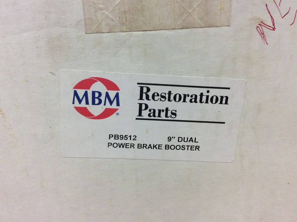 NEW MBM PB9510 Power Brake Booster 68-76 Corvette Replacement 69 70 71 ...