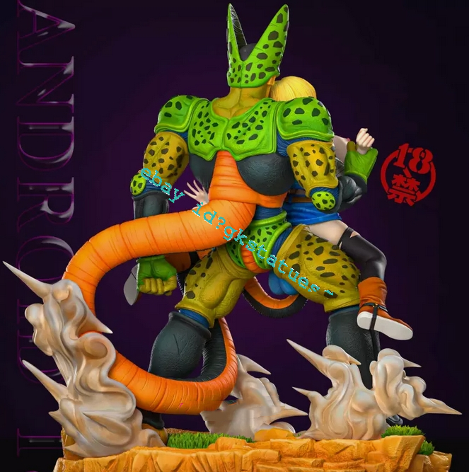 Cell Android 18 Resin FB Studio Dragon Ball Statue 43cm Presale | eBay