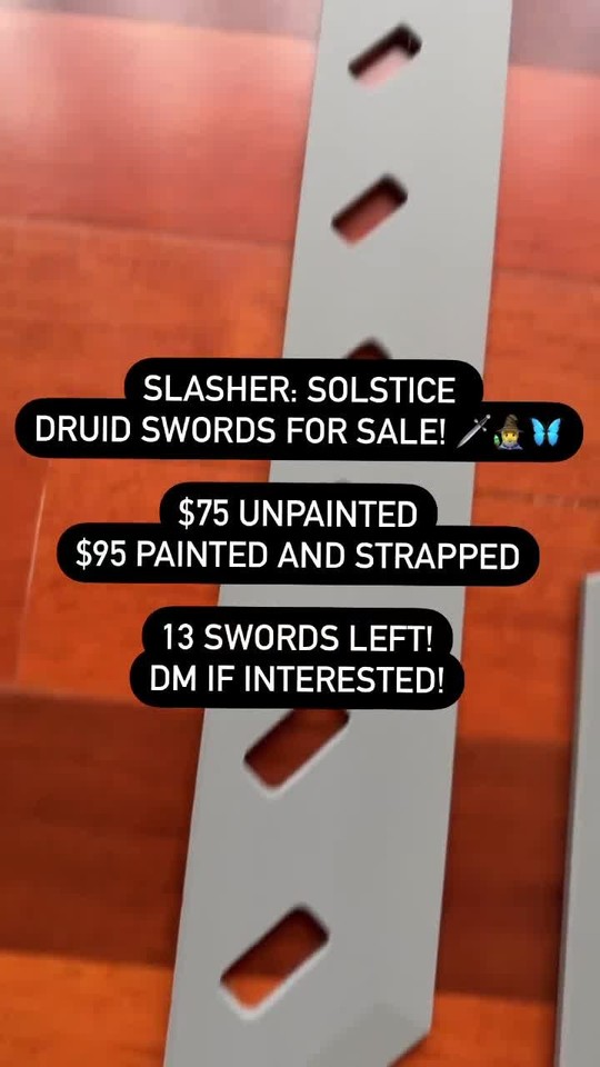 Slasher (Season 3/Solstice) Druid Futuristic Fantasy Zombie Tanto Sword ...