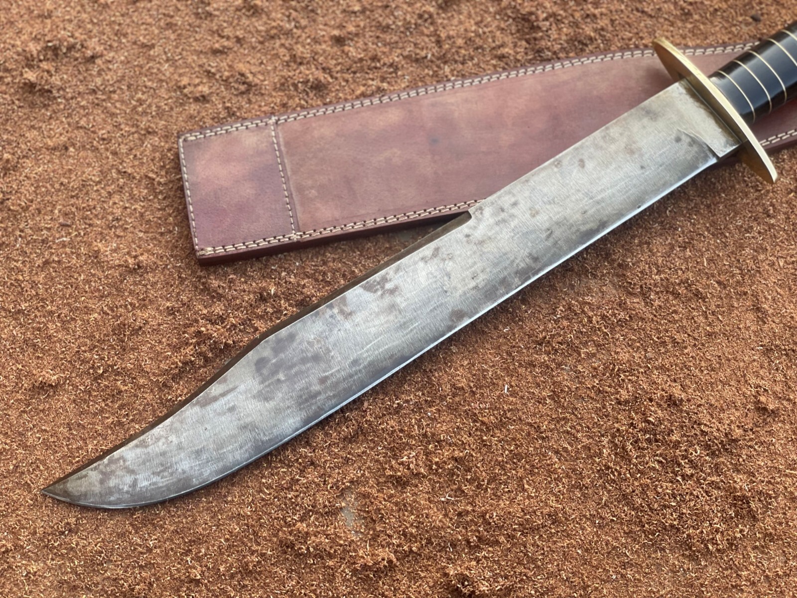 Texas Ranger R P Bowie Knife Rezin Bowie Reproduction Museum Replica ...