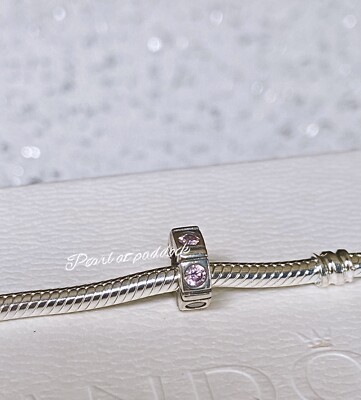 Retired Pandora Baby Pink Trinity Spacer Charm W/ Gift Box | eBay