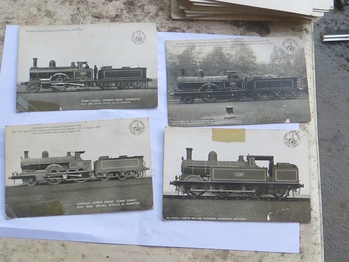 4 vintage Railway Steam Engines postcards | eBay