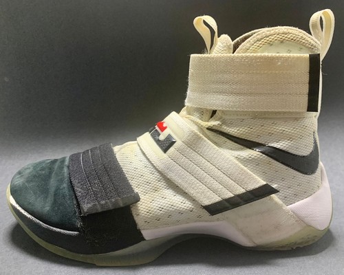 Nike Lebron 10 X Soldier Black Toe Basketball Shoes Men Size 8 844378 ...