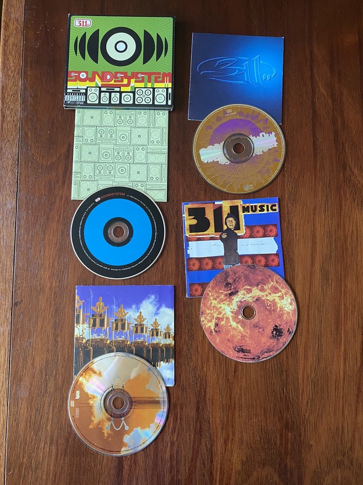 311 - 5 CD Album Lot: Music, Soundsystem, Transistor, Blue Album, Self ...