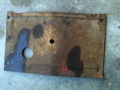 Farmall H Early SH tractor Original IHC radiator bottom mud splash ...