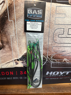 Gas PHASE 4 33 Mathews V3X 33 BowStrings Strings Flo Green Black W ...