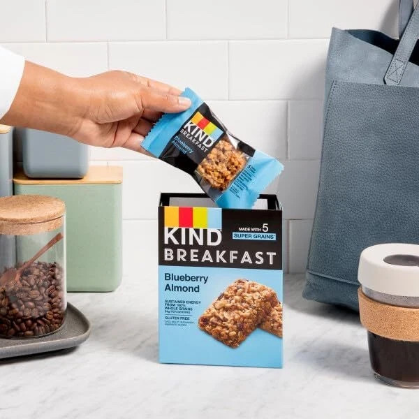 KIND Breakfast Healthy Snack Bar Blueberry Almond Gluten Free Breakfast ...