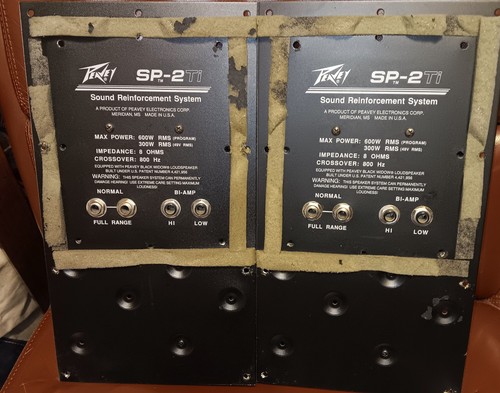 Matched Factory Pair (2) Of Peavey SP-2Ti Crossovers Work Perfect! | eBay