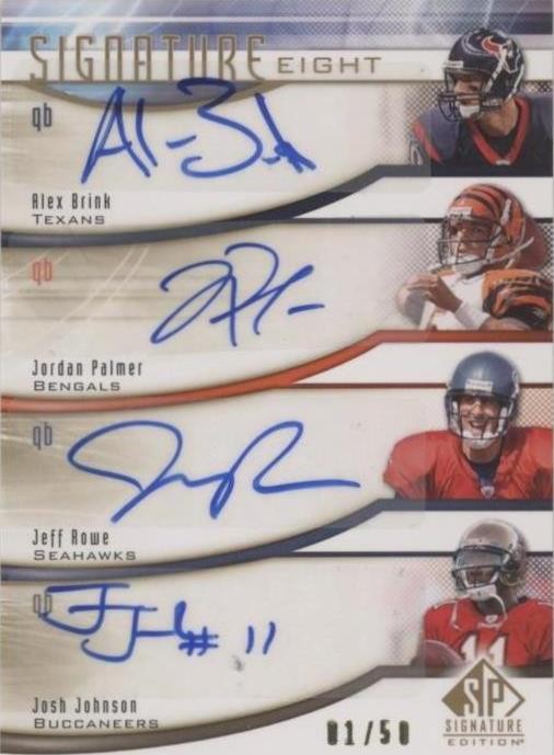 2009 SP Signature Edition - Signature Eight Brian Brohm, Matt Flynn ...