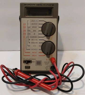 Vintage Radio Shack Micronta LCD Digital Multimeter #22-191 | eBay