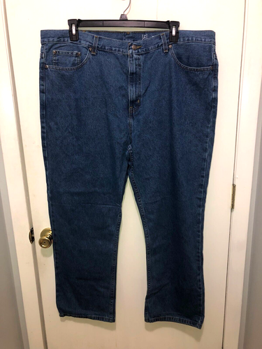 NEW George Regular Fit Straight Leg Mens 44X30 Denim Blue Jeans | eBay