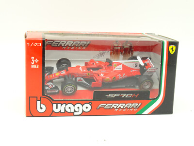 Burago 1/43 - F1 Ferrari Racing Vettel SF70H | eBay