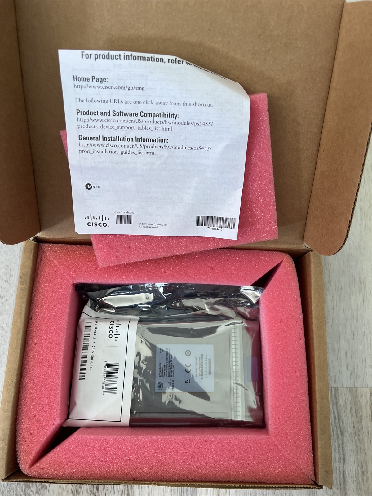 Cisco 40GB BASE CFP Transceiver Module (CFP-40G-LR4) for sale online | eBay