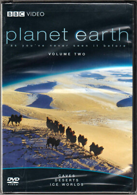 PLANET EARTH Volume 2 on DVD of CAVES Desert ICE WORLDS a BBC Video ...