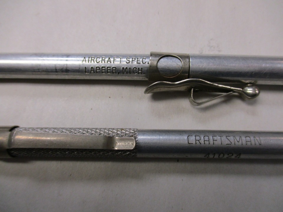 2 Slotted Screw Starters, Craftsman 41024 5-1/2" Long, Aircraft Spec 9 ...