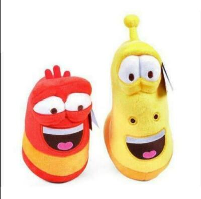 2Pcs Korea Hilarious Insect Larva 30&20CM Farting Larva Plush Toy Kid ...