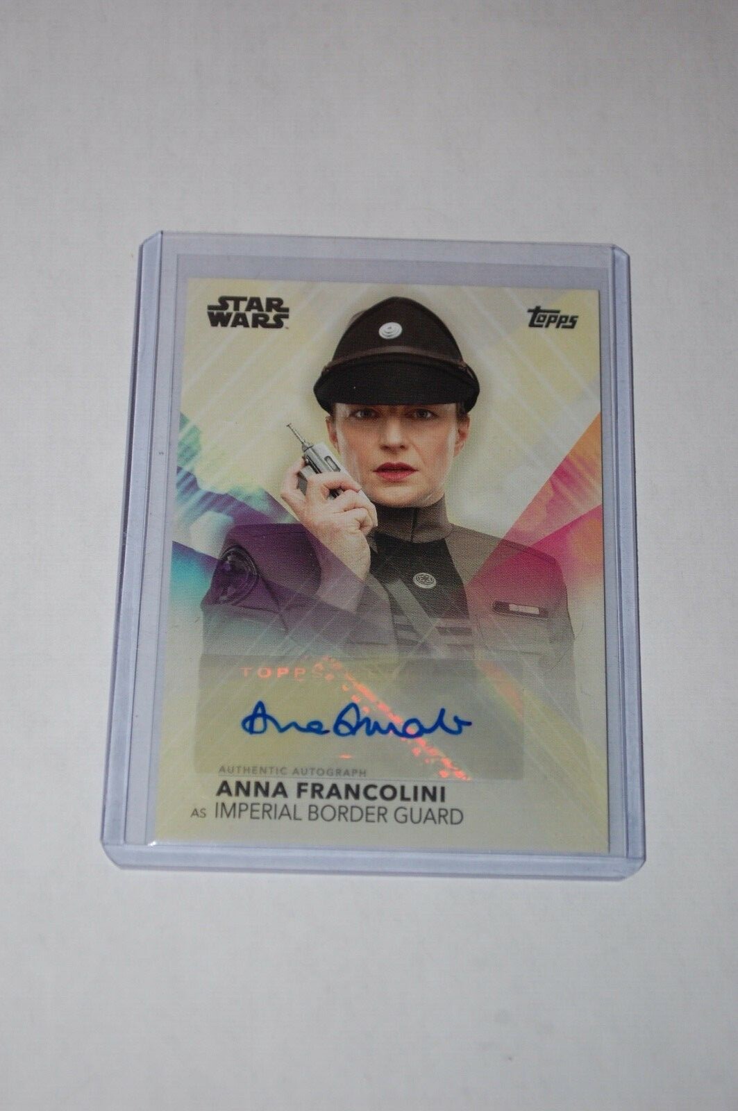 Imperial Border Guard-Anna Francolini-Autograph-Solo-Topps Women Star ...