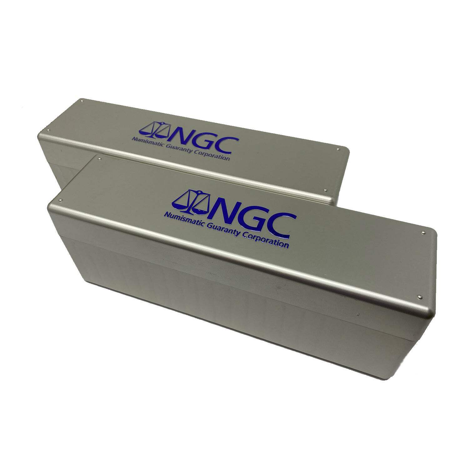 Grey Official NGC Plastic Storage Box Holds 20 Slabs Set of Two | eBay